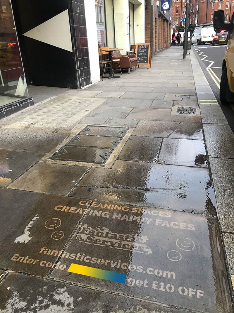 Fantastic Services Adopts Clean Advertising on the Streets of London
